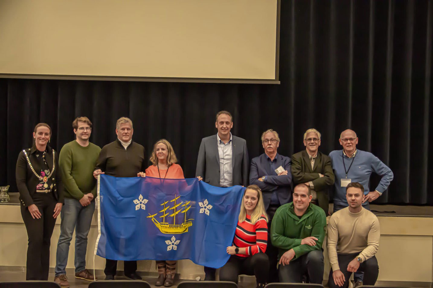 Filmavond in the hour of victory in Overloon
